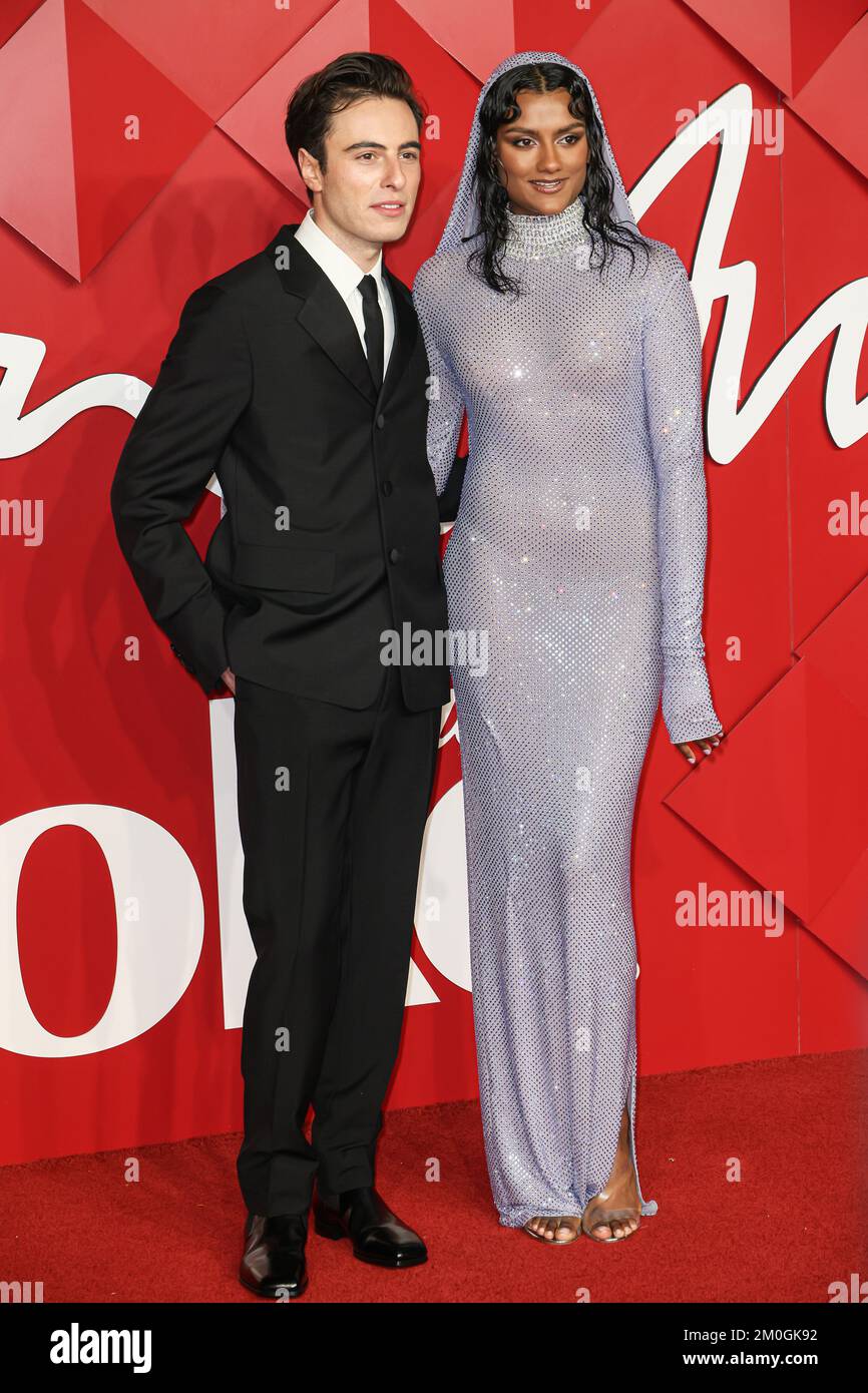 Jonathan Bailey, Simone Ashley attends the British Fashion Awards 2022 ...