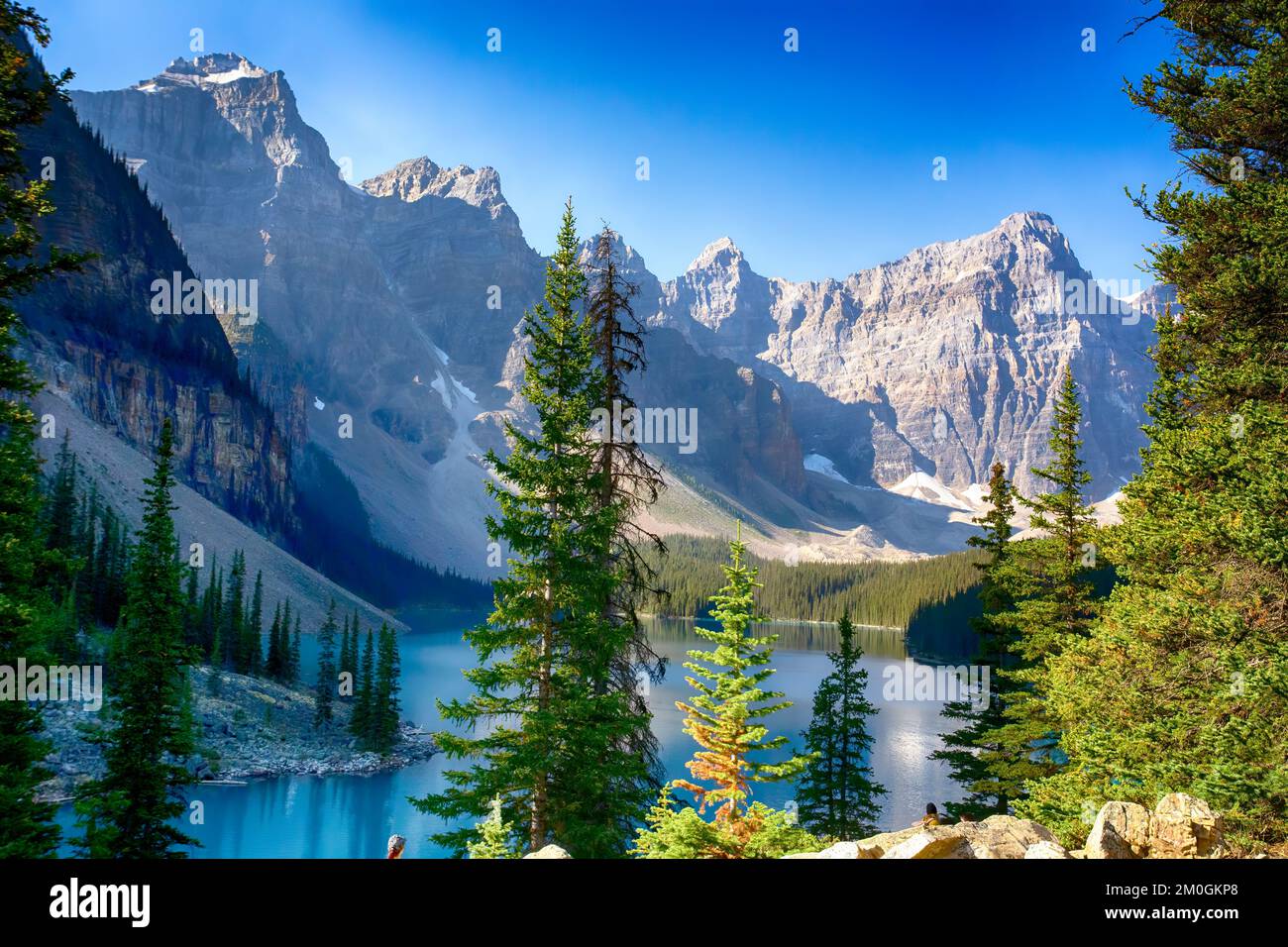 Moraine Lake, Jasper National Park, Canadian Rockies Stock Photo - Alamy