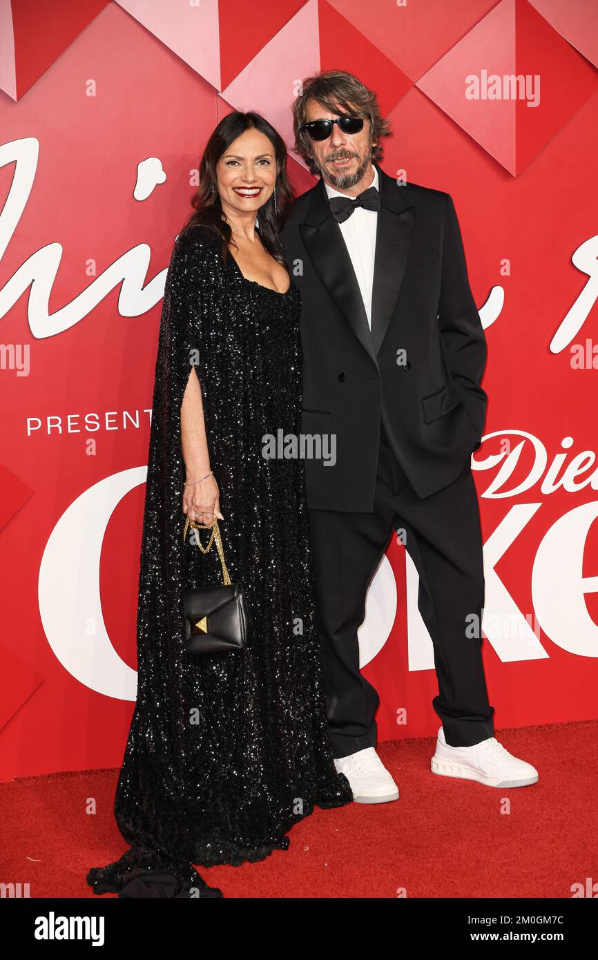 Simona Caggia, Pierpaolo Piccioli attend the British Fashion Awards ...