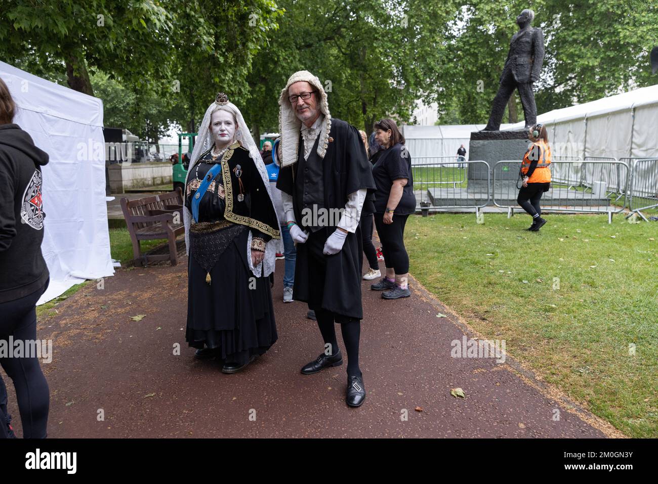 Behind the scenes with volunteers preparing for the Platinum Jubilee ...