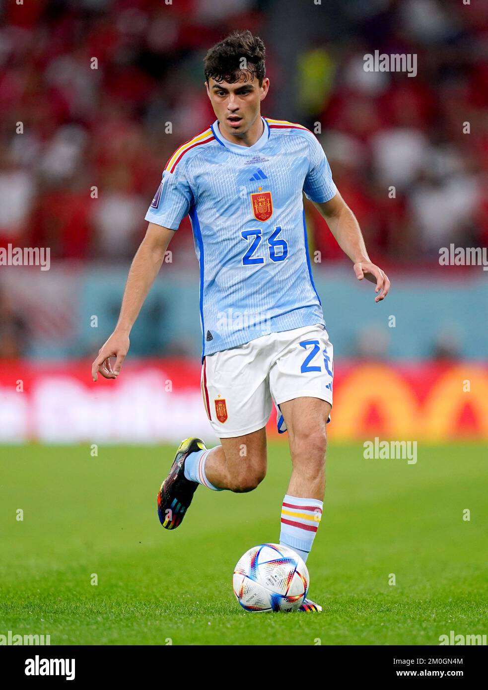 Spain's Pedri during the FIFA World Cup Round of Sixteen match at the ...