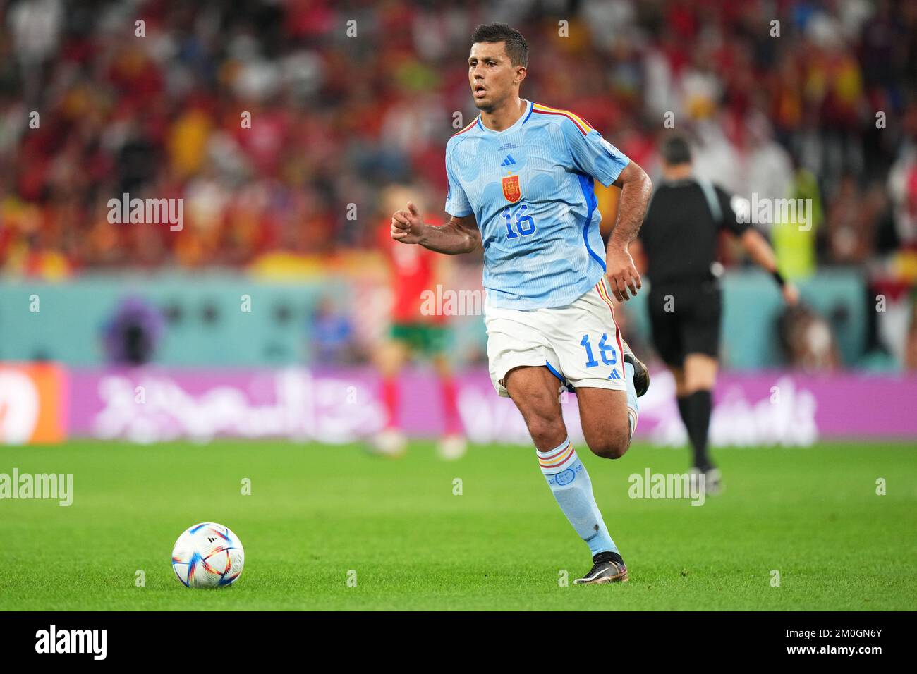 Doha, Qatar. Dec 6, 2022, Rodri Hernandez of Spain during the FIFA ...