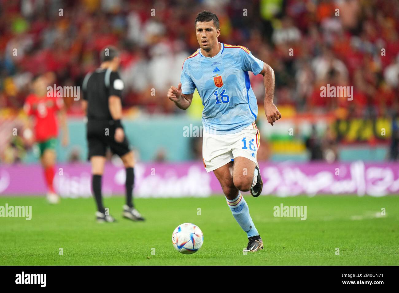 Doha, Qatar. Dec 6, 2022, Rodri Hernandez of Spain during the FIFA ...