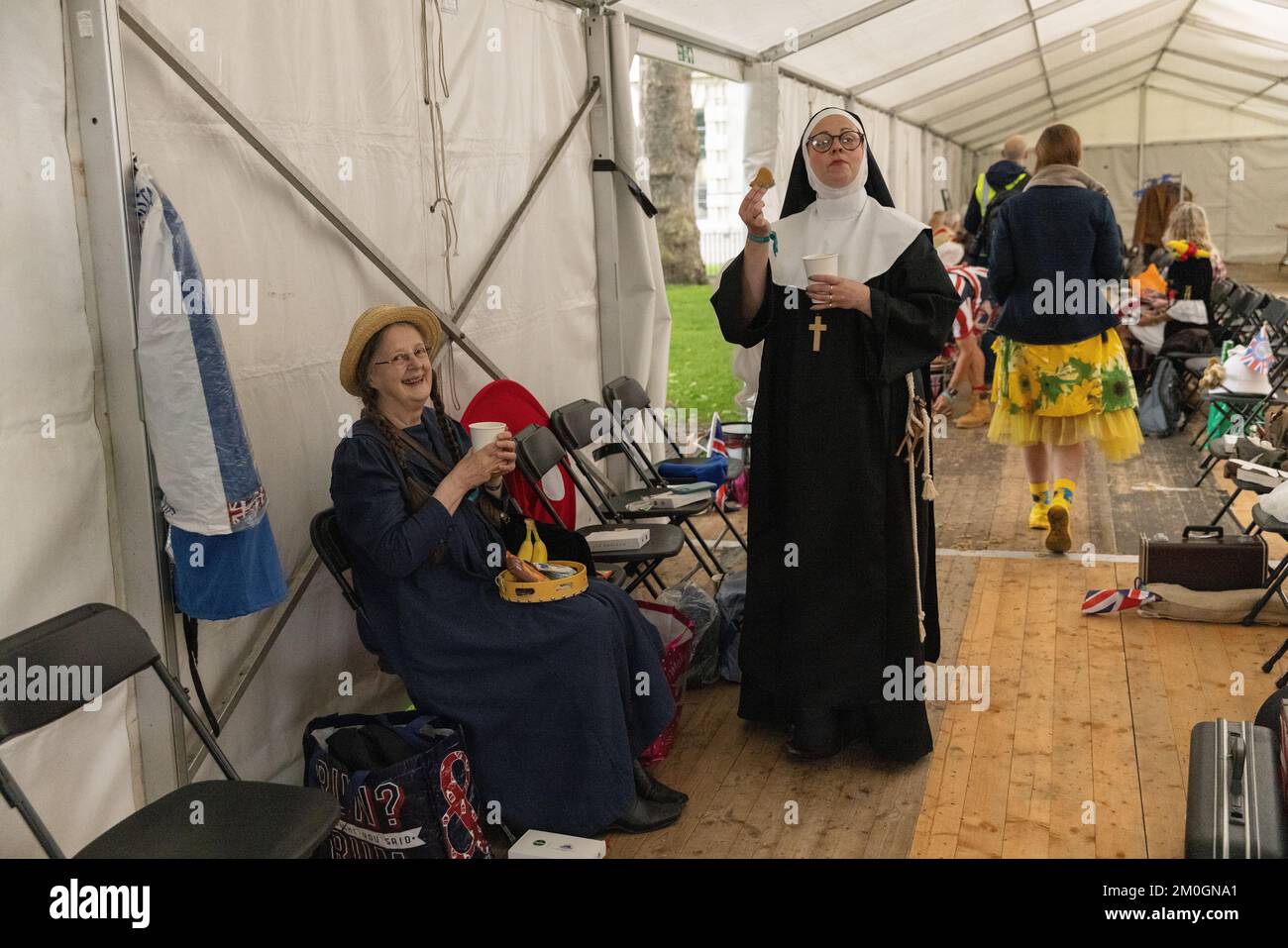 Behind the scenes with volunteers preparing for the Platinum Jubilee ...