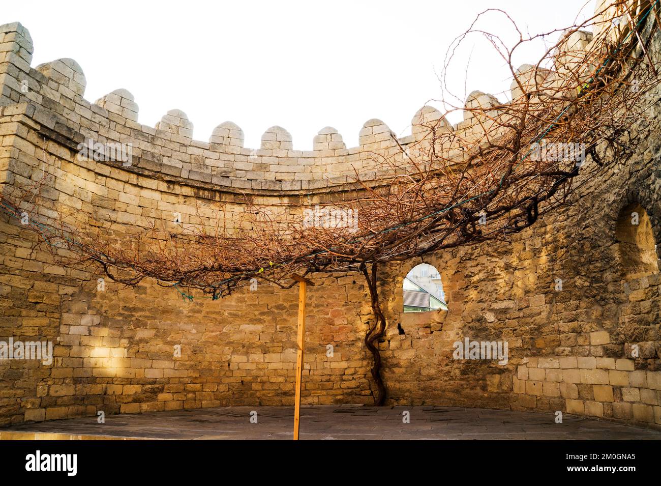 Fortress of the Old Sity Baku, entrance gate. Historical core of ...