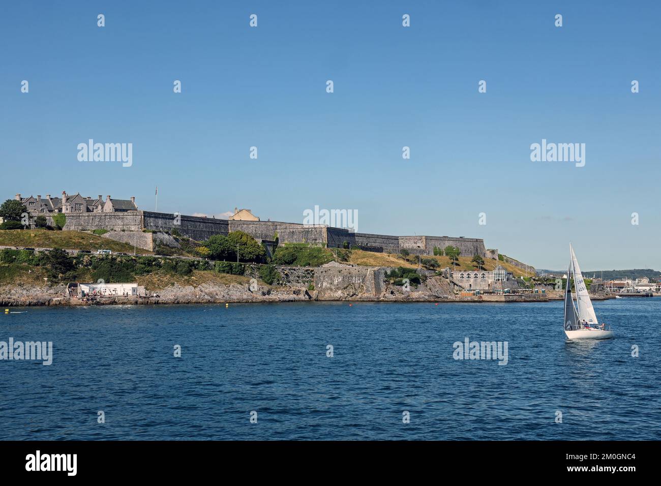 The Royal Citadel, home to the 29 Commando Regiment Royal Artillery ...