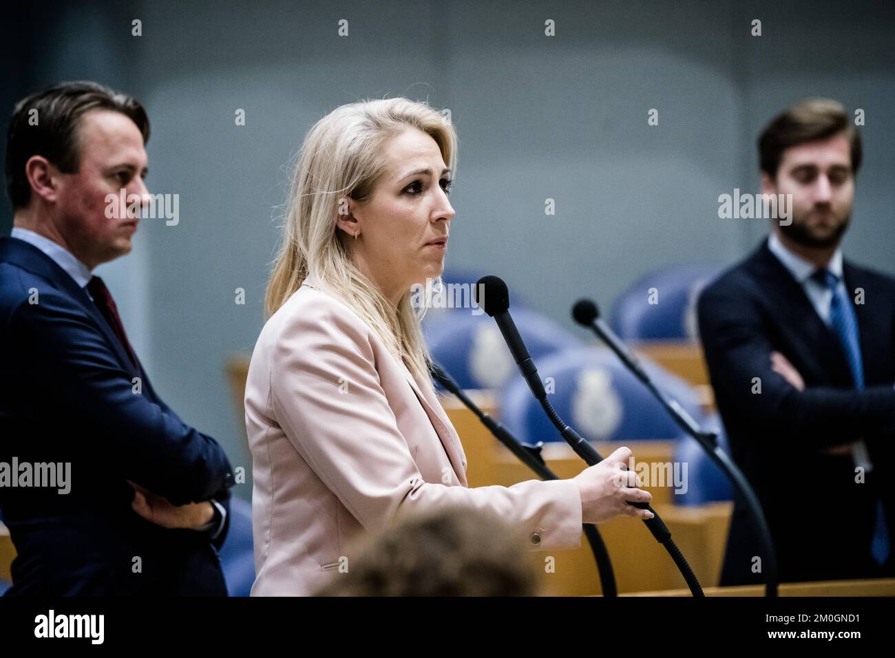 THE HAGUE - Lilian Marijnissen (SP) during the weekly question hour in ...