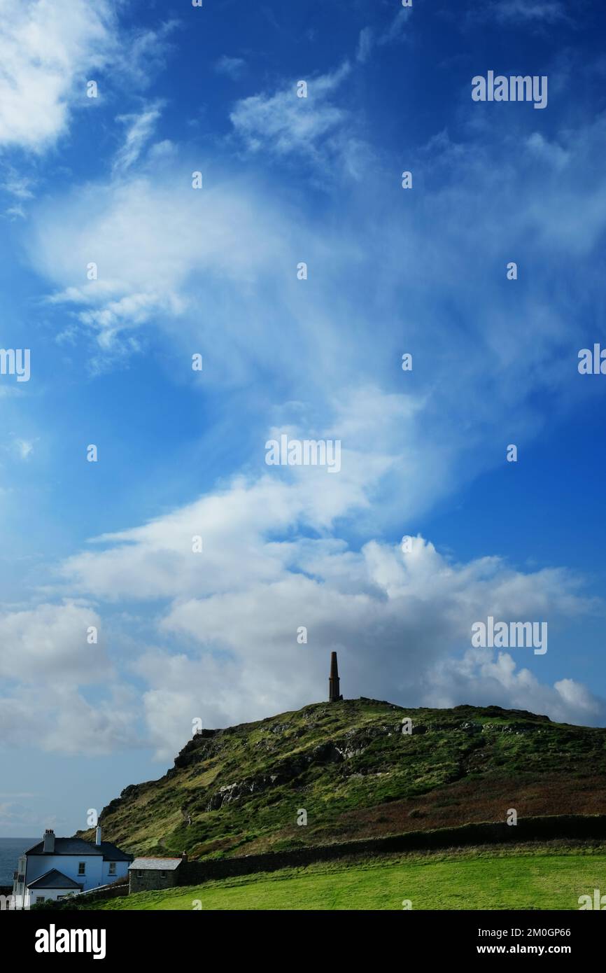 The Heinz memorial on top of Cape Cornwall celebrating the Cornish ...