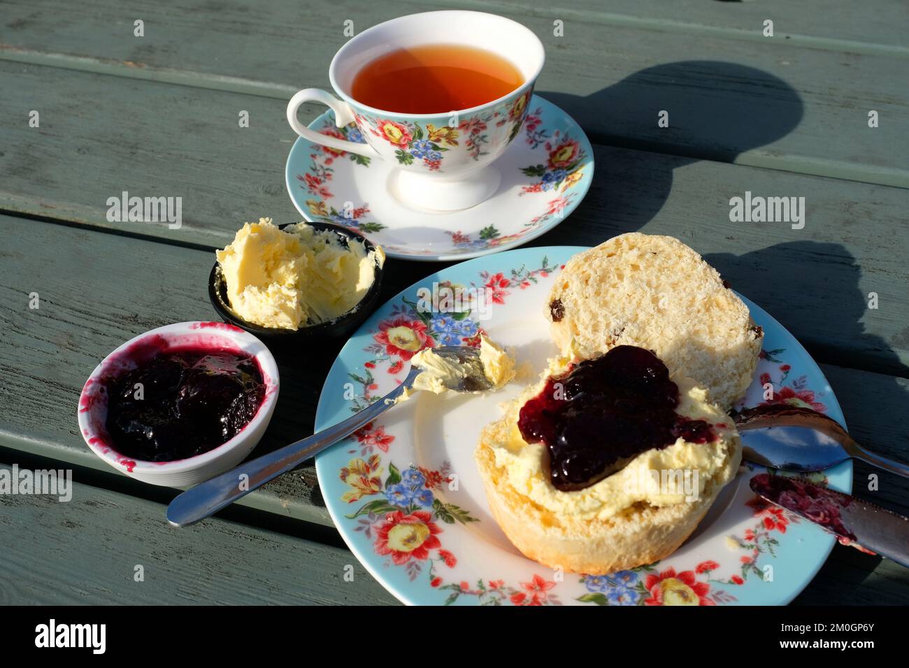 Devon cream tea hi-res stock photography and images - Alamy