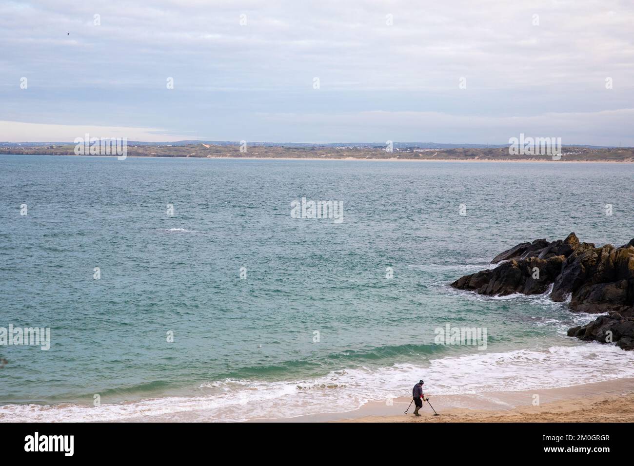 A View across St Ives Bay, Cornwall,UK Stock Photo - Alamy