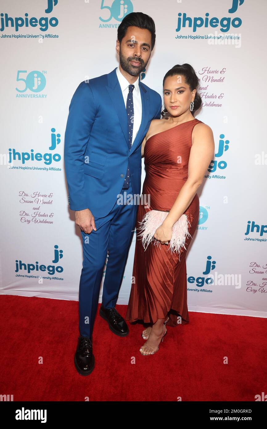 Beverly Hills, Ca. 5th Dec, 2022. Hasan Minhaj, Dr. Beena Patel Minhaj ...