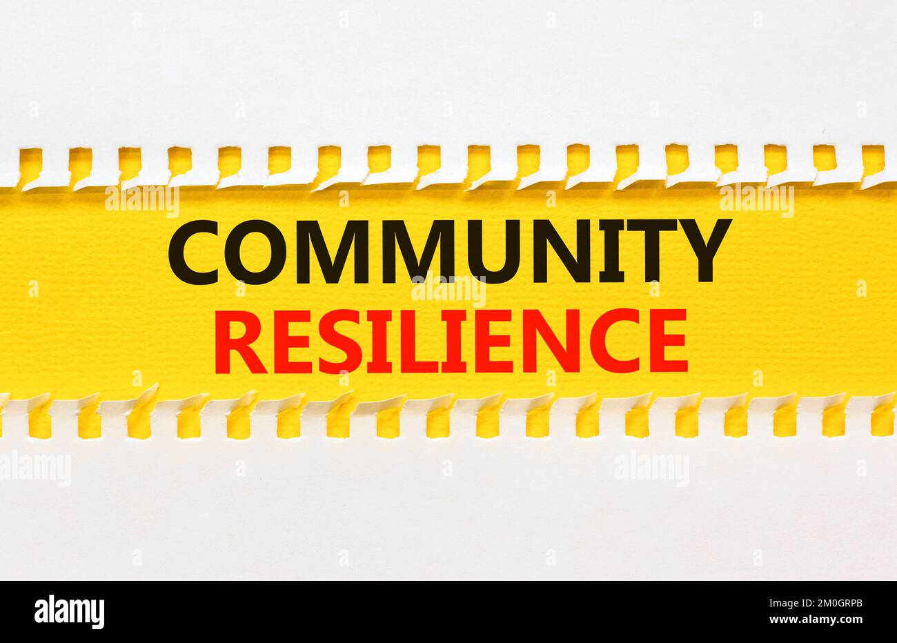 Community resilience symbol. Concept word Community resilience typed on ...