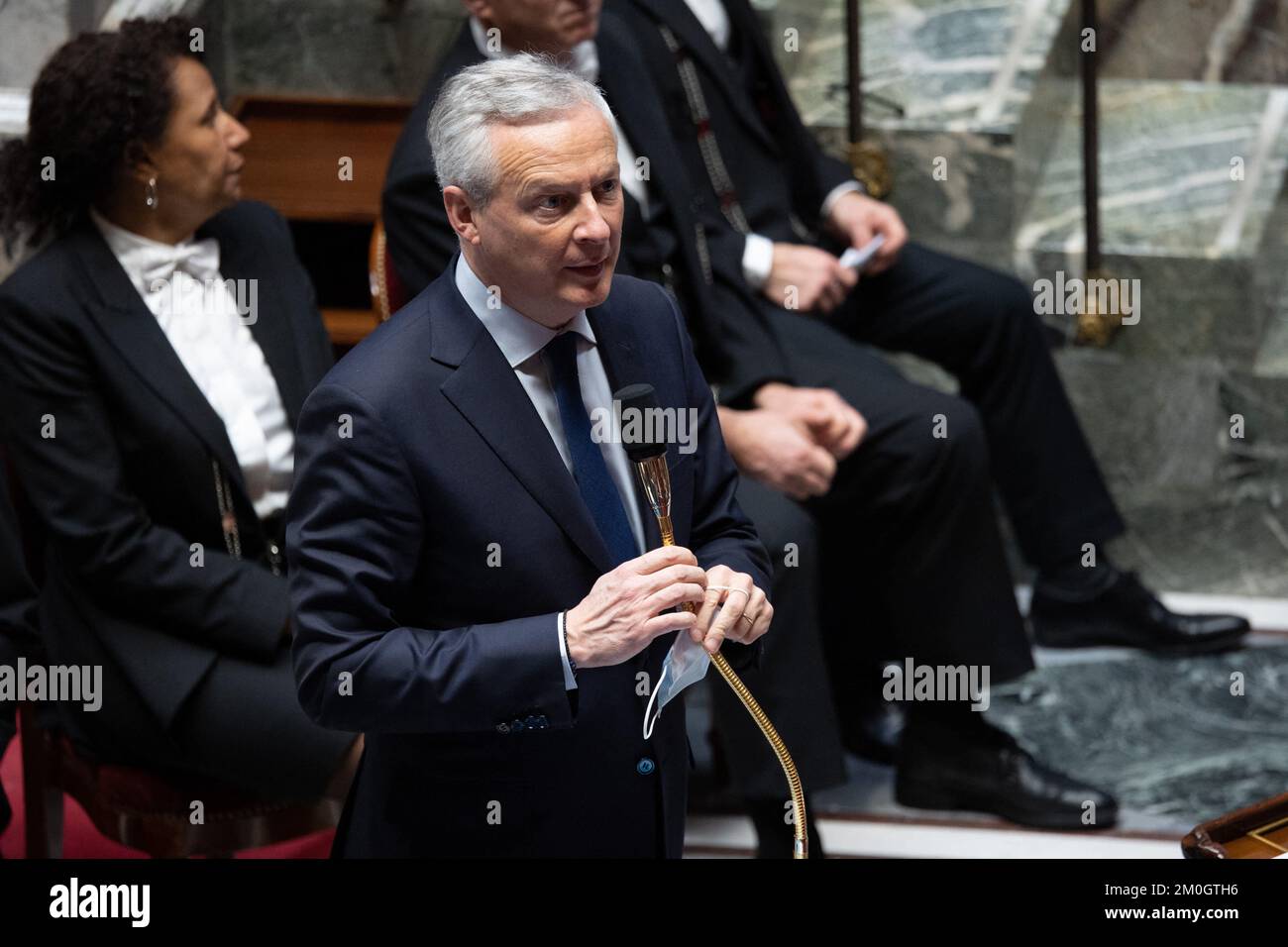 French Finance and Economy Minister Bruno Le Maire during a session of ...