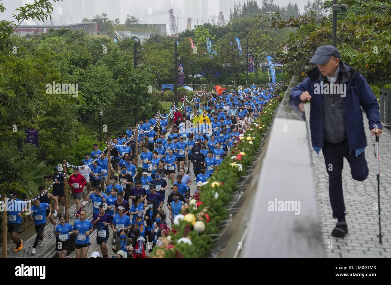 Runners participate in "Pocari Sweat Run Fest 2022HHat West Kowloon ...