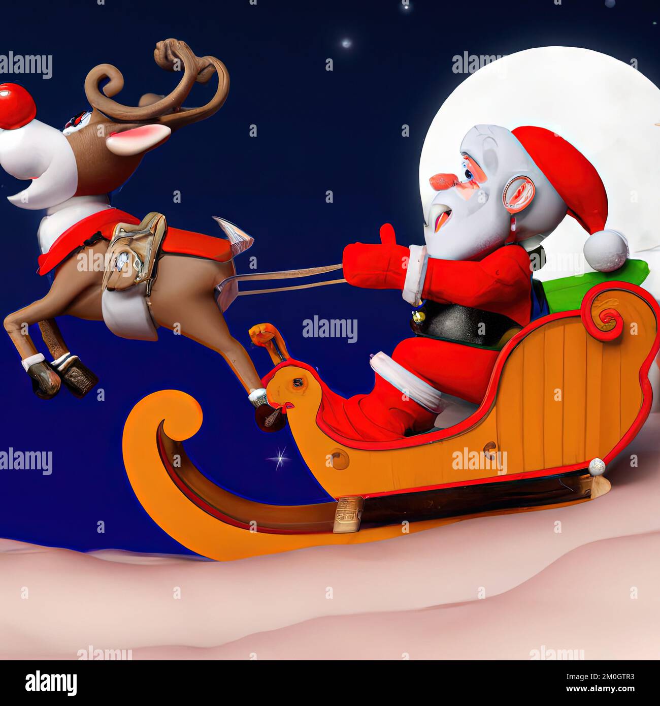 Donner the reindeer hi-res stock photography and images - Alamy