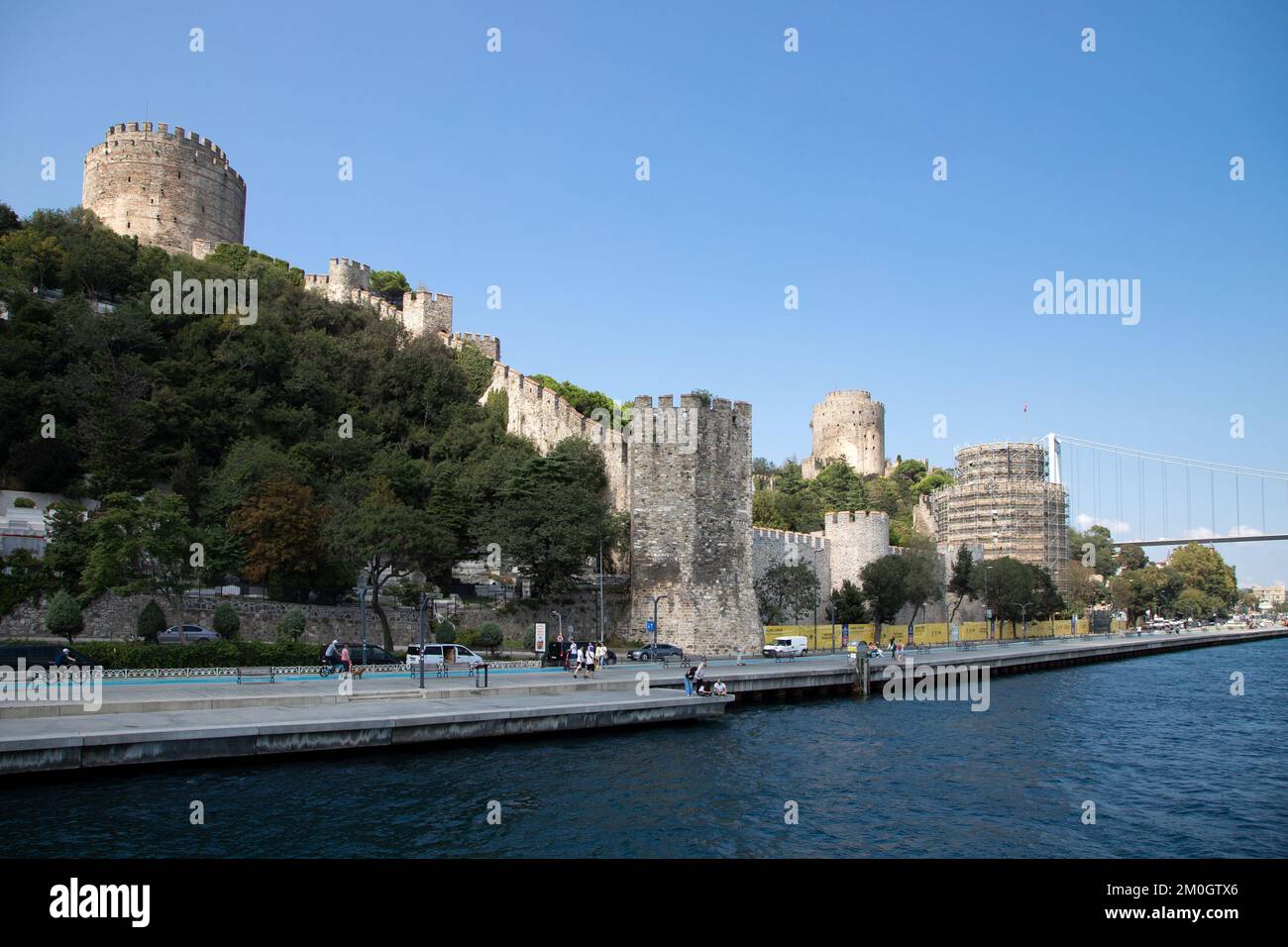 Istanbul,Turkey - 09-02-2022:Historical Rumeli Castle and Bosphorus ...