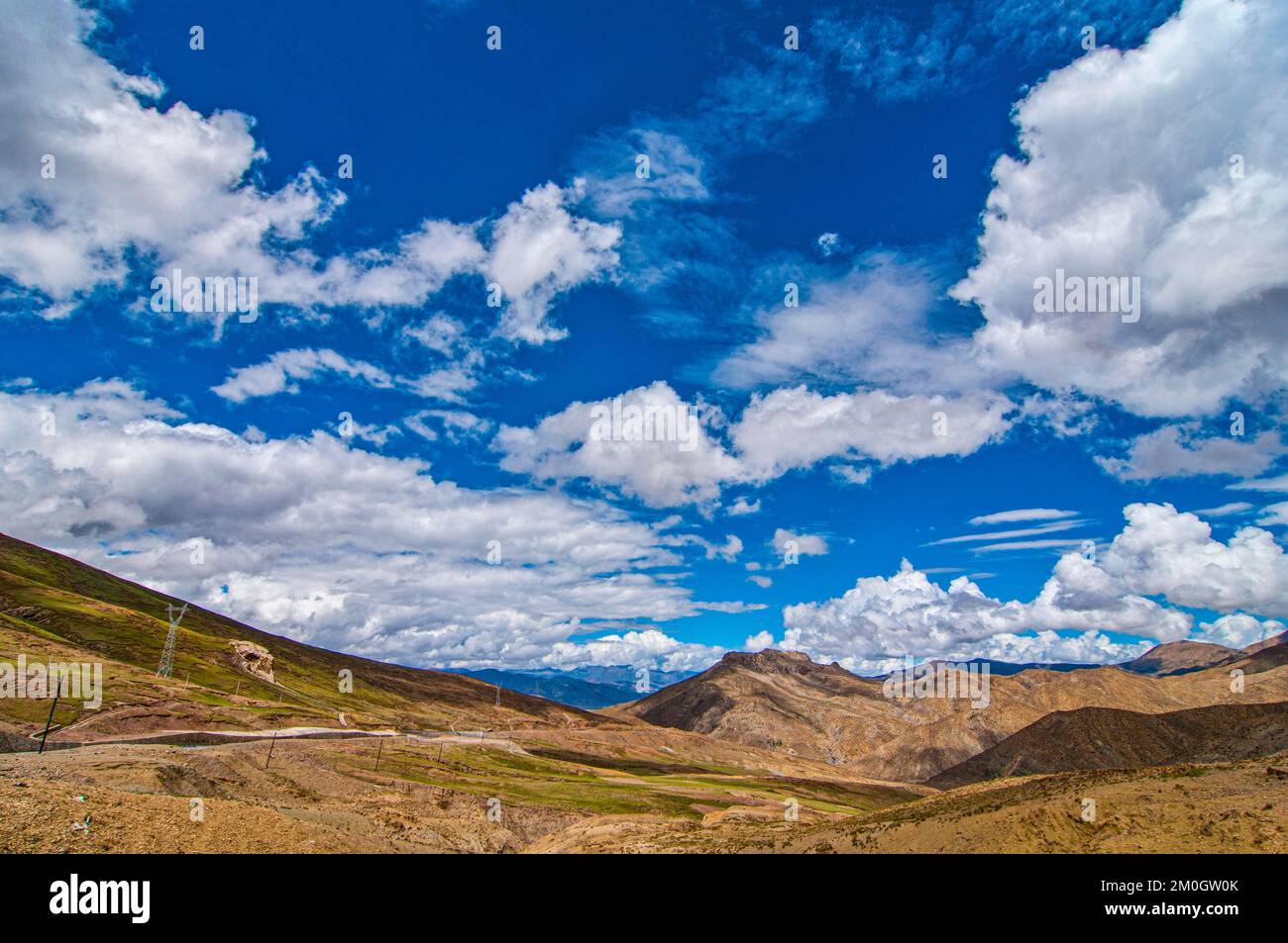 The Karo-La Pass along the Freindship Highway, Tibet, Asia Stock Photo ...