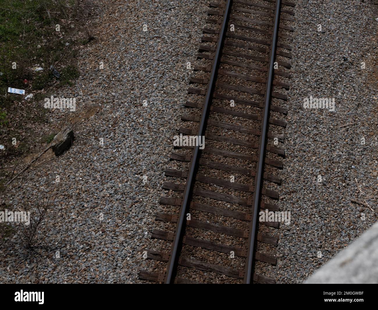 Johnson City, Tennessee, United States 2022-04-20 Railroad tracks seen ...