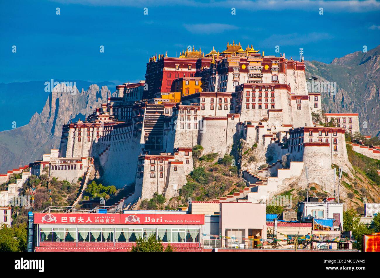 The Potala in Lhasa, Unesco world heritage site, Lhasa, Tibet, Asia ...