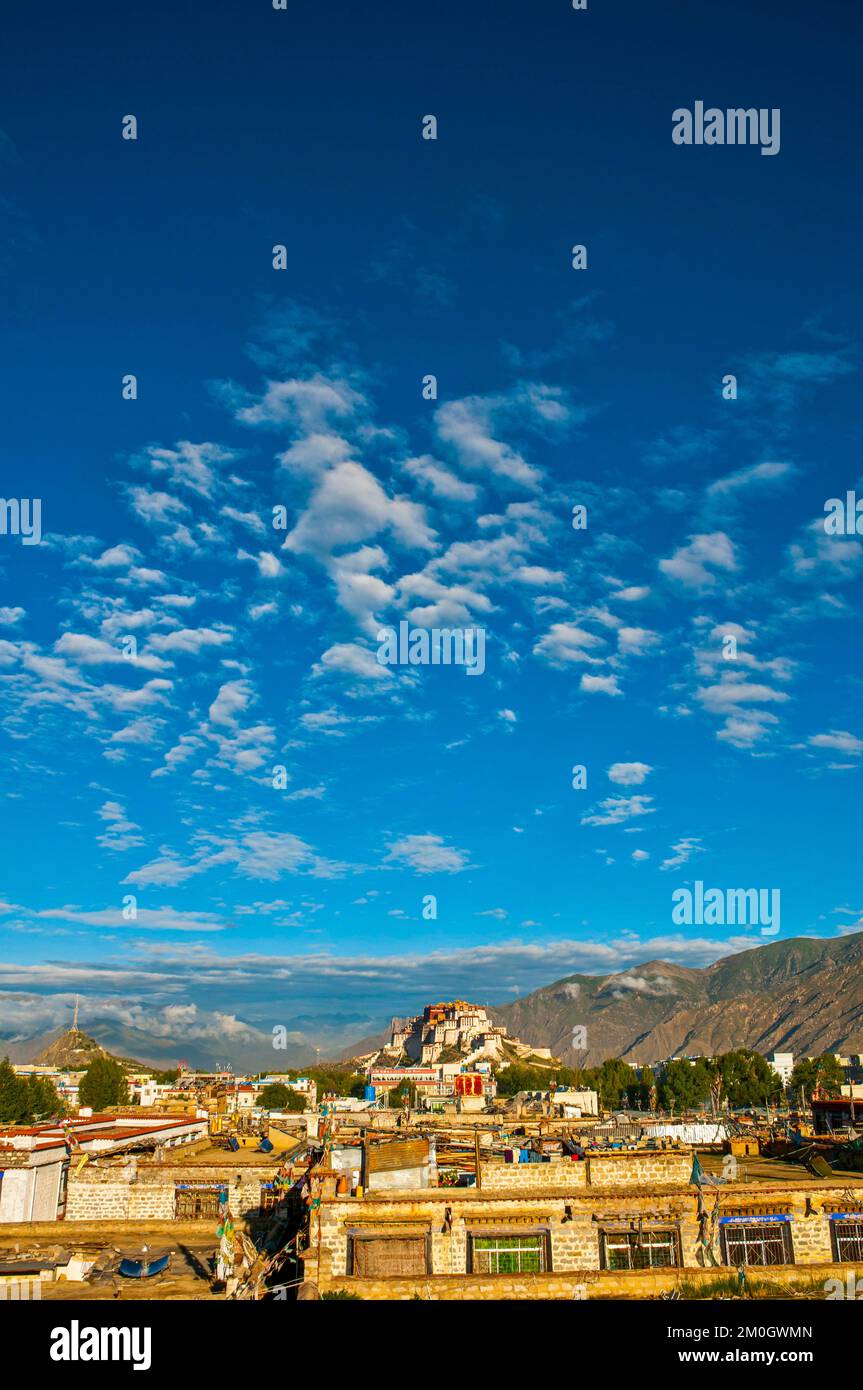 The Potala in Lhasa, Unesco world heritage site, Lhasa, Tibet, Asia ...