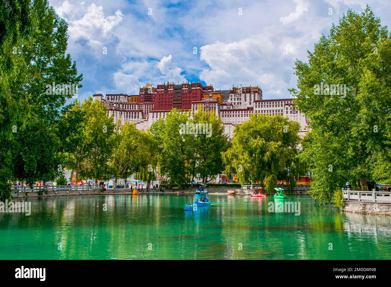 The Potala in Lhasa, Unesco world heritage site, Lhasa, Tibet, Asia ...