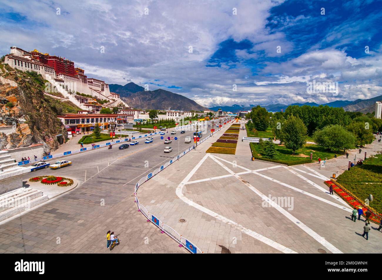 The Potala in Lhasa, Unesco world heritage site, Lhasa, Tibet, Asia ...