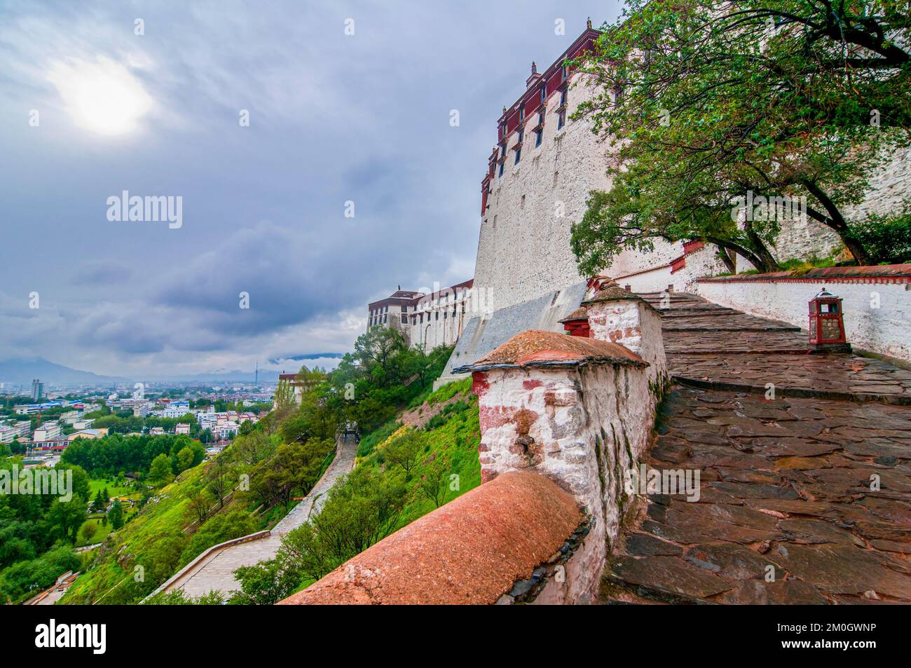 The Potala in Lhasa, Unesco world heritage site, Lhasa, Tibet, Asia ...
