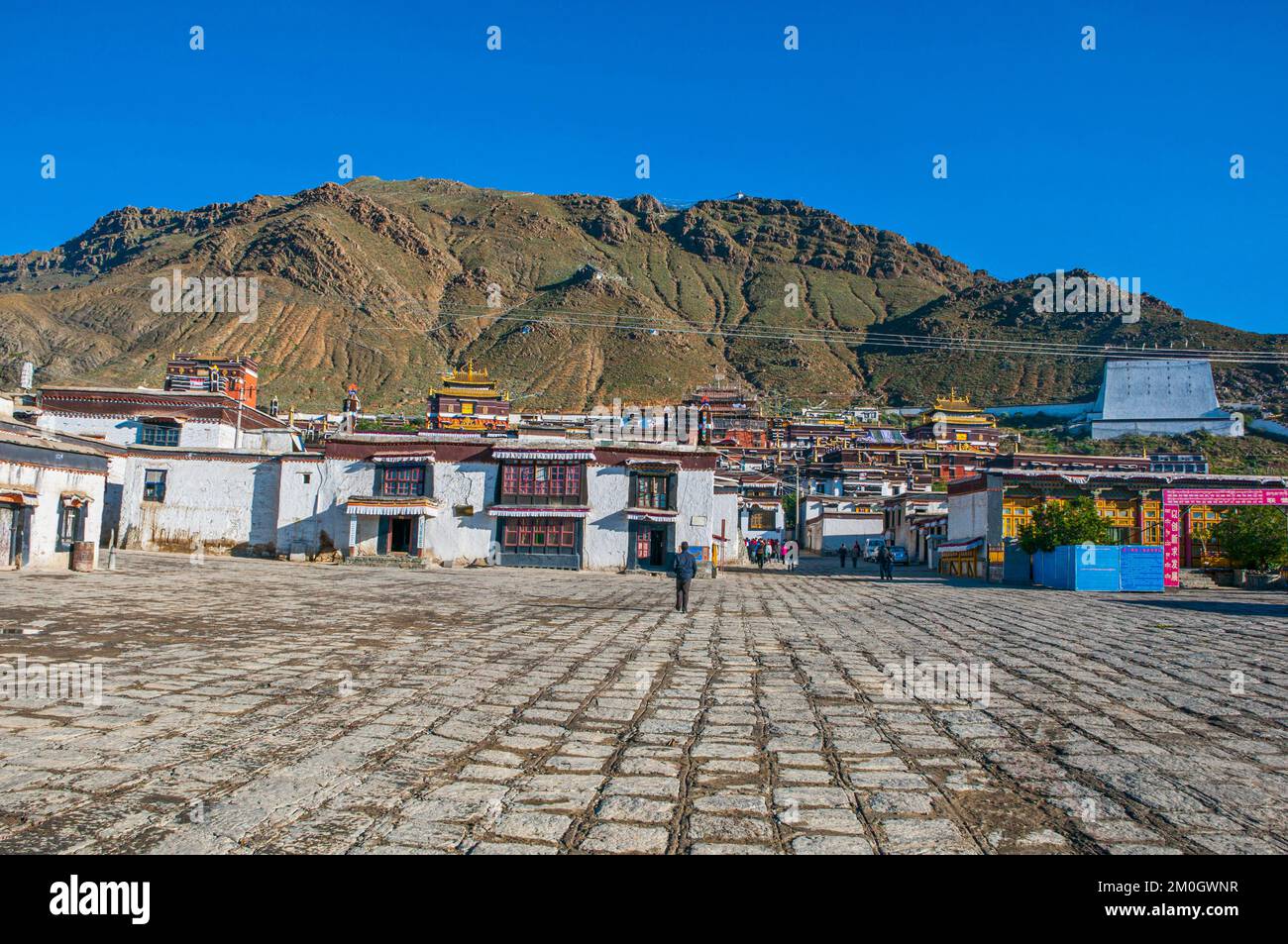 Tashilhunpo monastery, Shigatse, Tibet, Asia Stock Photo - Alamy