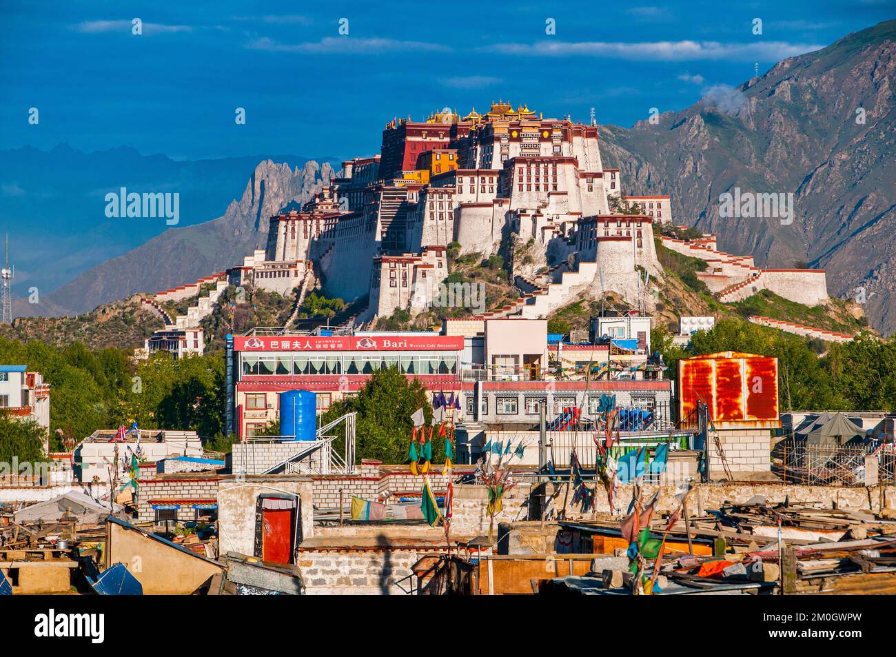 The Potala in Lhasa, Unesco world heritage site, Lhasa, Tibet, Asia ...