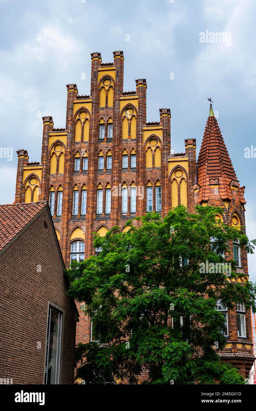 Old Hanse trading house, Unesco world heritage site Luebeck, Germany ...