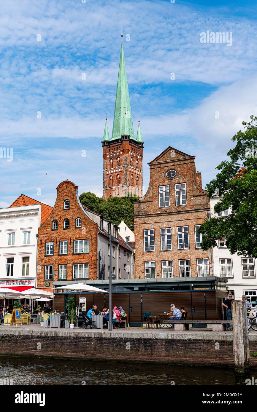 Old Hanse trading houses, Unesco world heritage site Luebeck, Germany ...