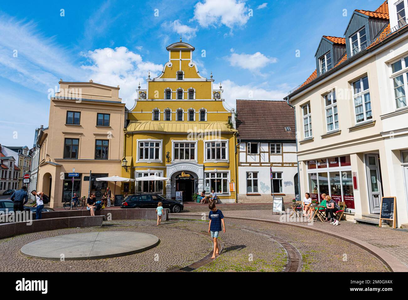 Hanseatic houses, Unesco world heritage site Hanseatic city of Wismar ...