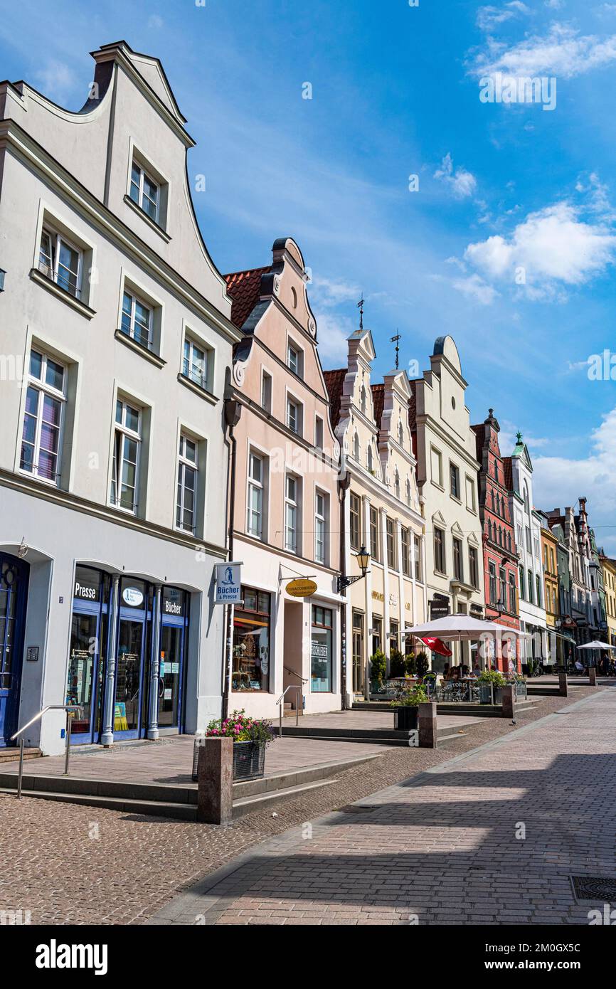 Hanseatic houses, Unesco world heritage site Hanseatic city of Wismar ...