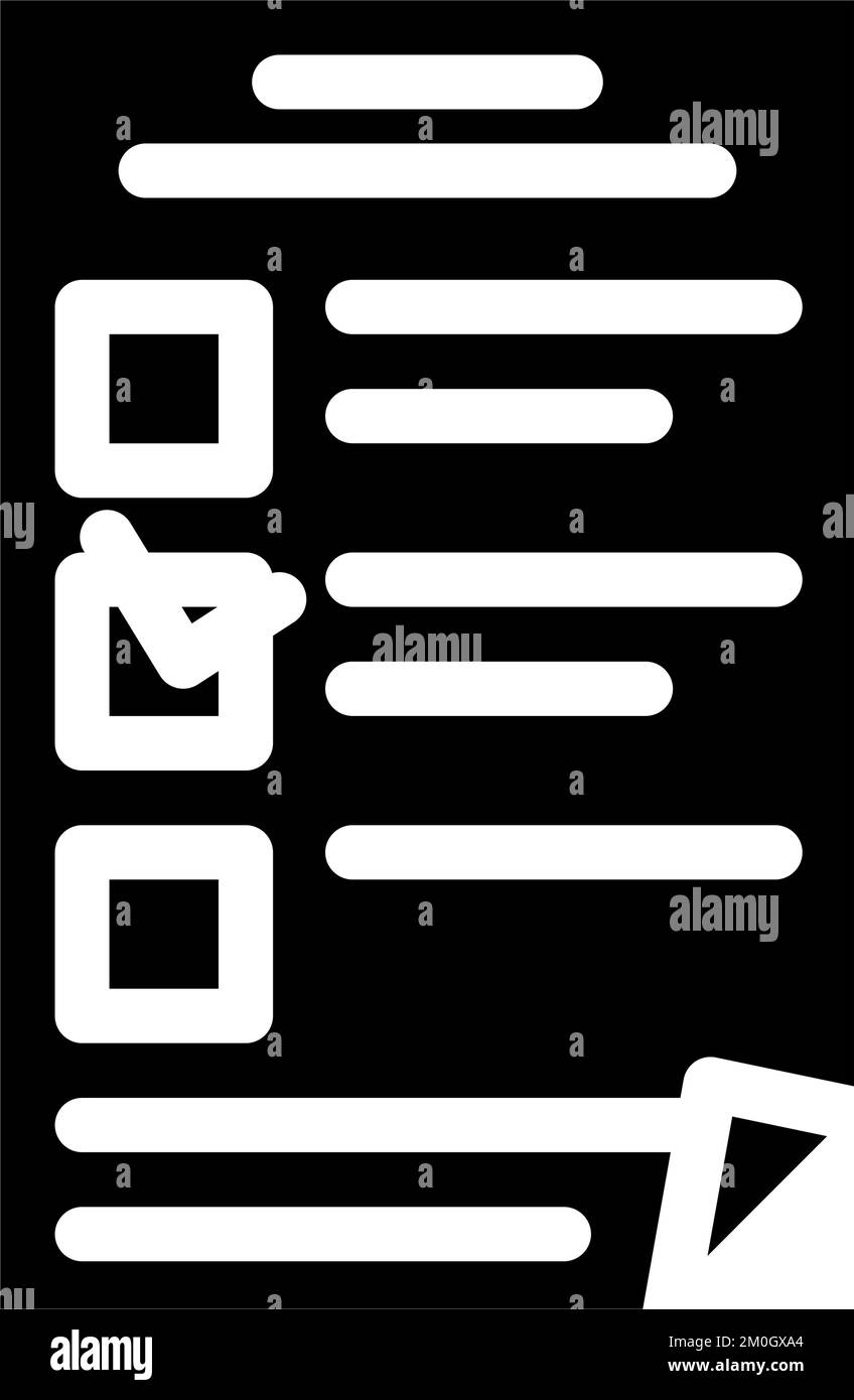 search folder glyph icon vector illustration Stock Vector Image & Art ...