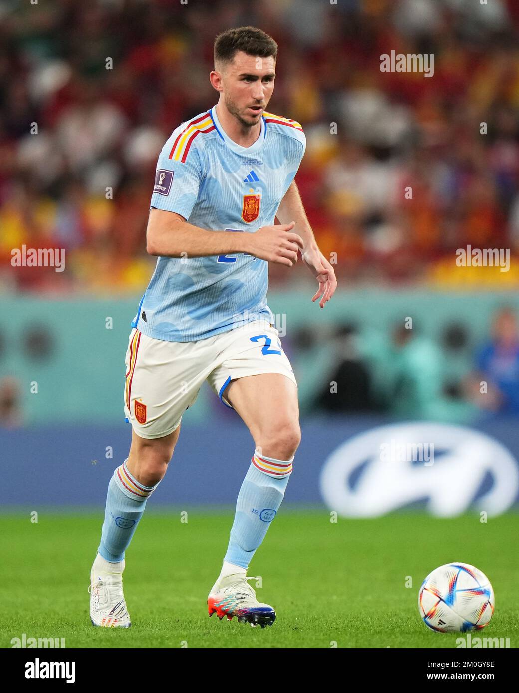 Doha, Qatar. 06th Dec, 2022. Aymeric Laporte of Spain during the FIFA ...