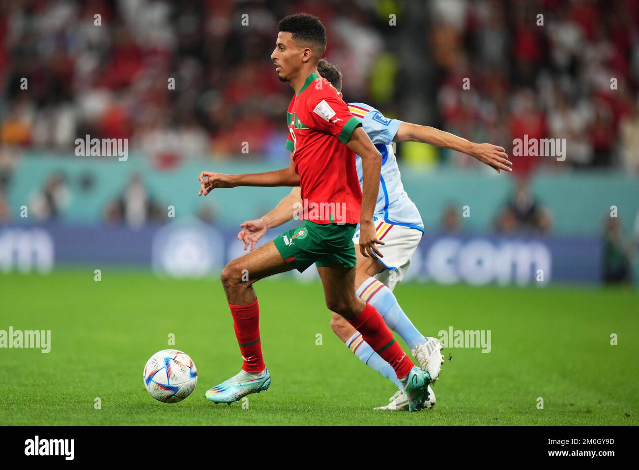 Doha, Qatar. Dec 6, 2022, Azzedine Ounahi of Morocco during the FIFA ...