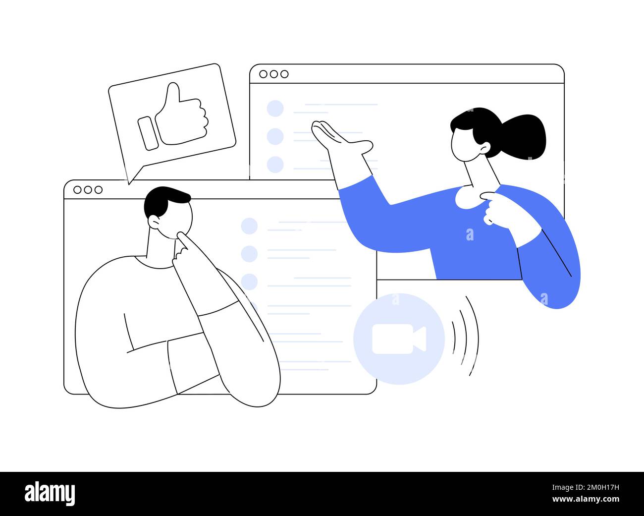 Webinar abstract concept vector illustration Stock Vector Image & Art ...