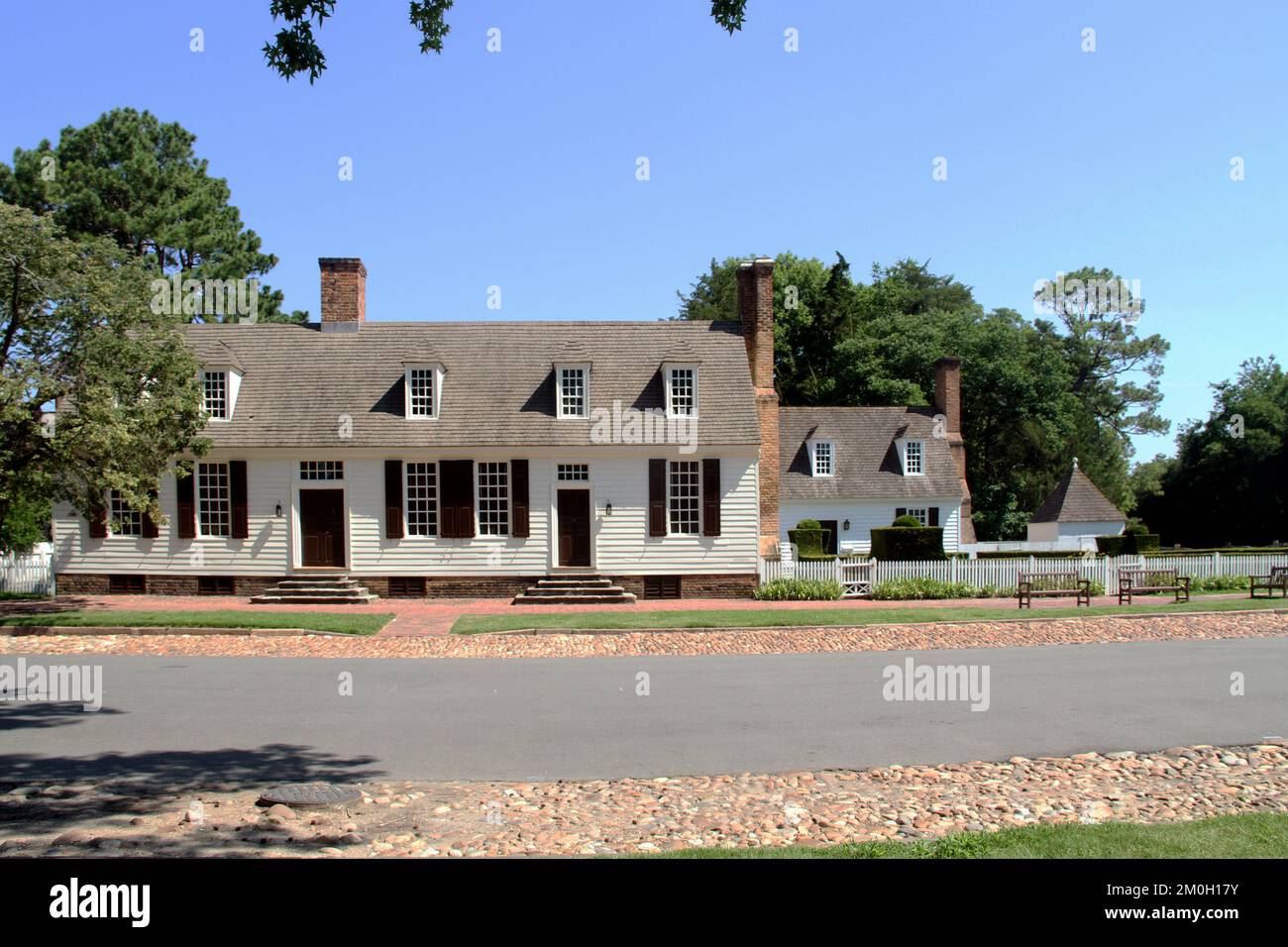 Blair House Colonial Williamsburg 7+ Hundred Blair House Royalty Free