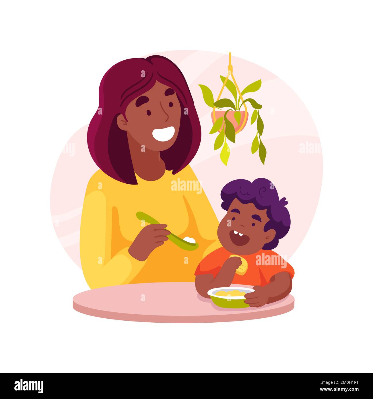 Preparing food isolated cartoon Stock Vector Images - Alamy