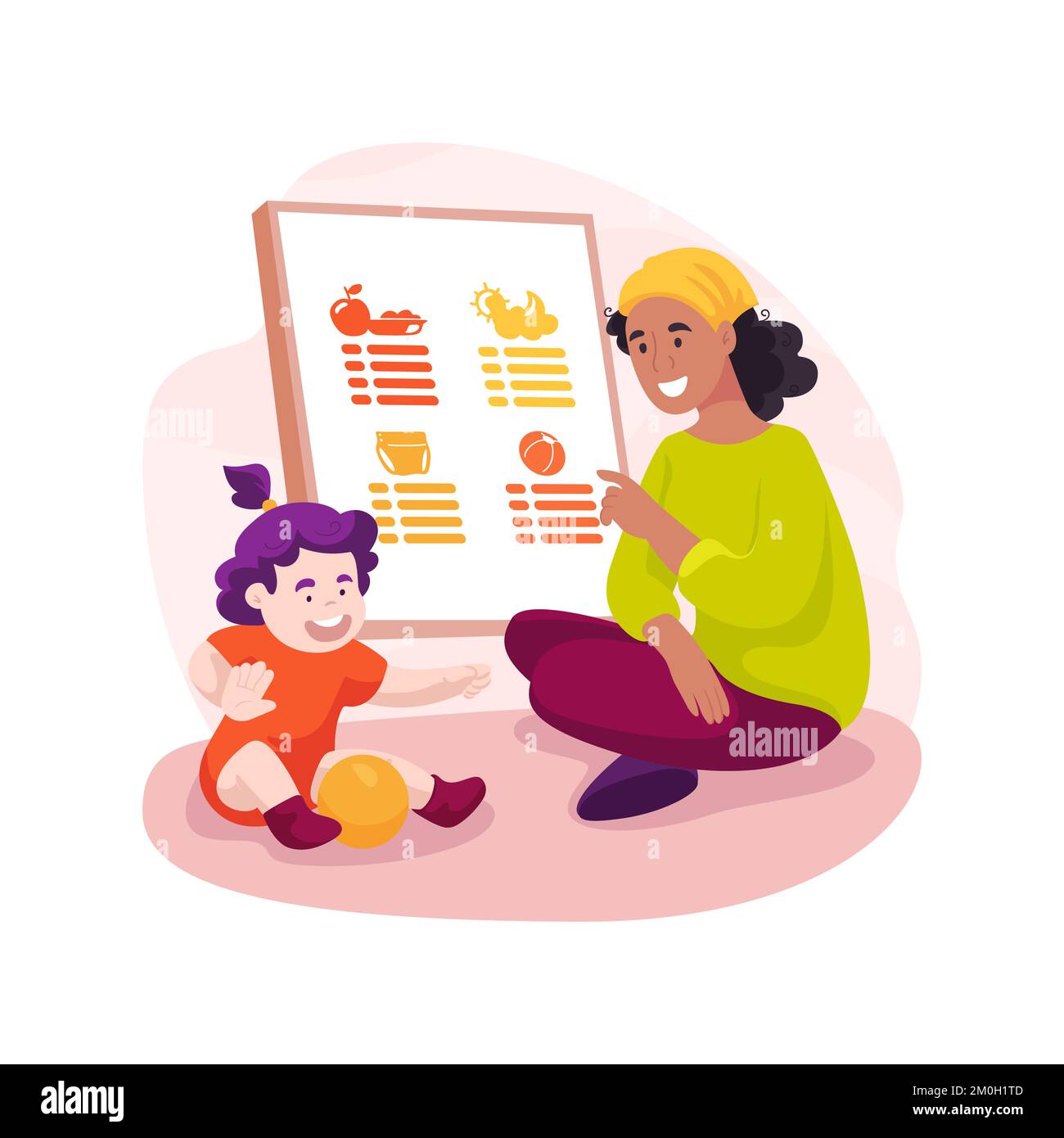 Record keeping isolated cartoon vector illustration Stock Vector Image ...