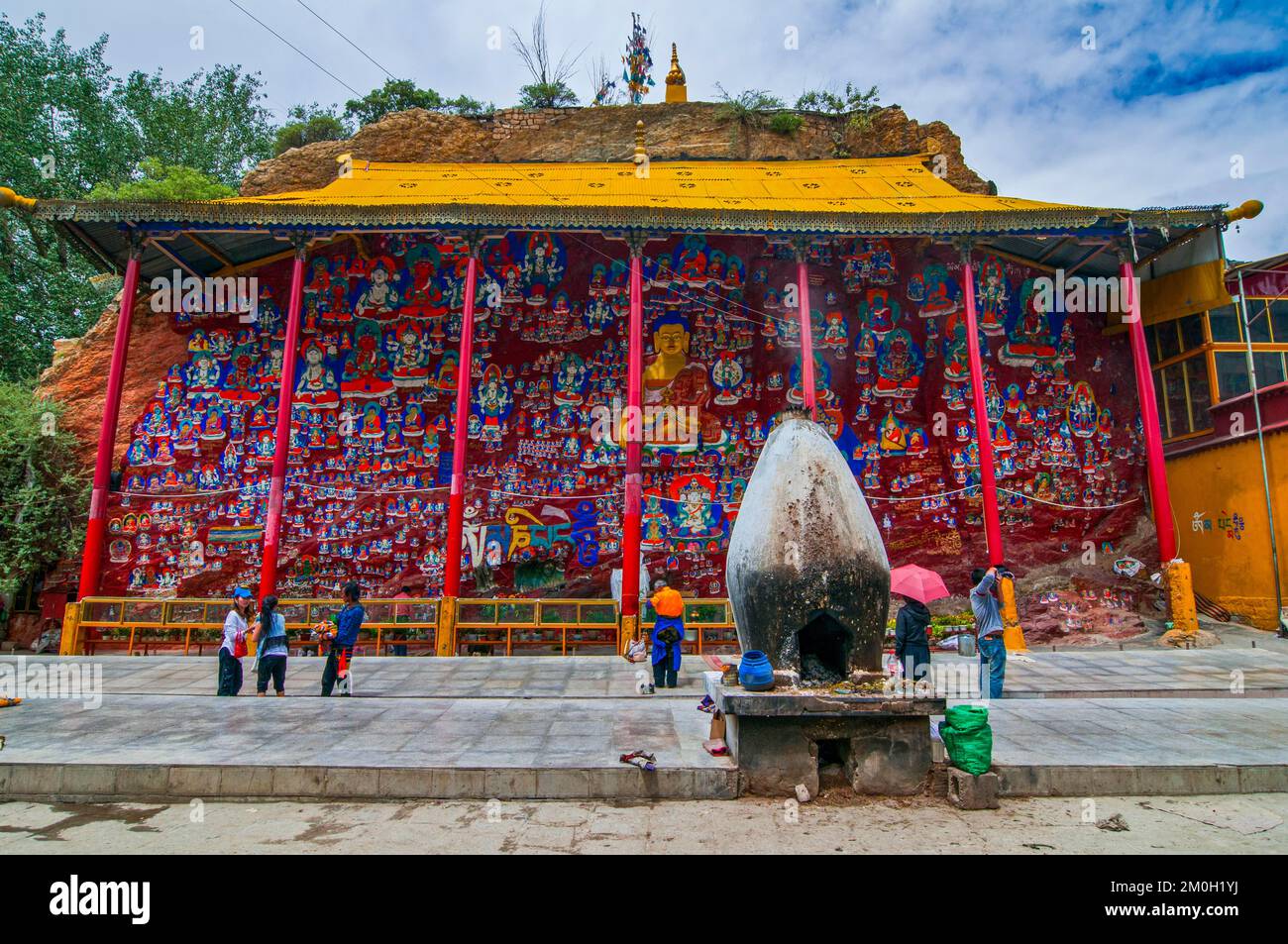 Buddhist statue in lhasa hi-res stock photography and images - Alamy