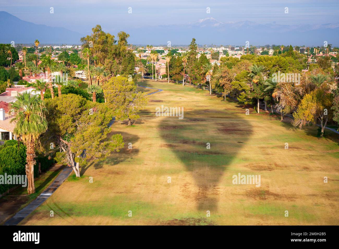 hot air balloon ride over thermal California Stock Photo - Alamy