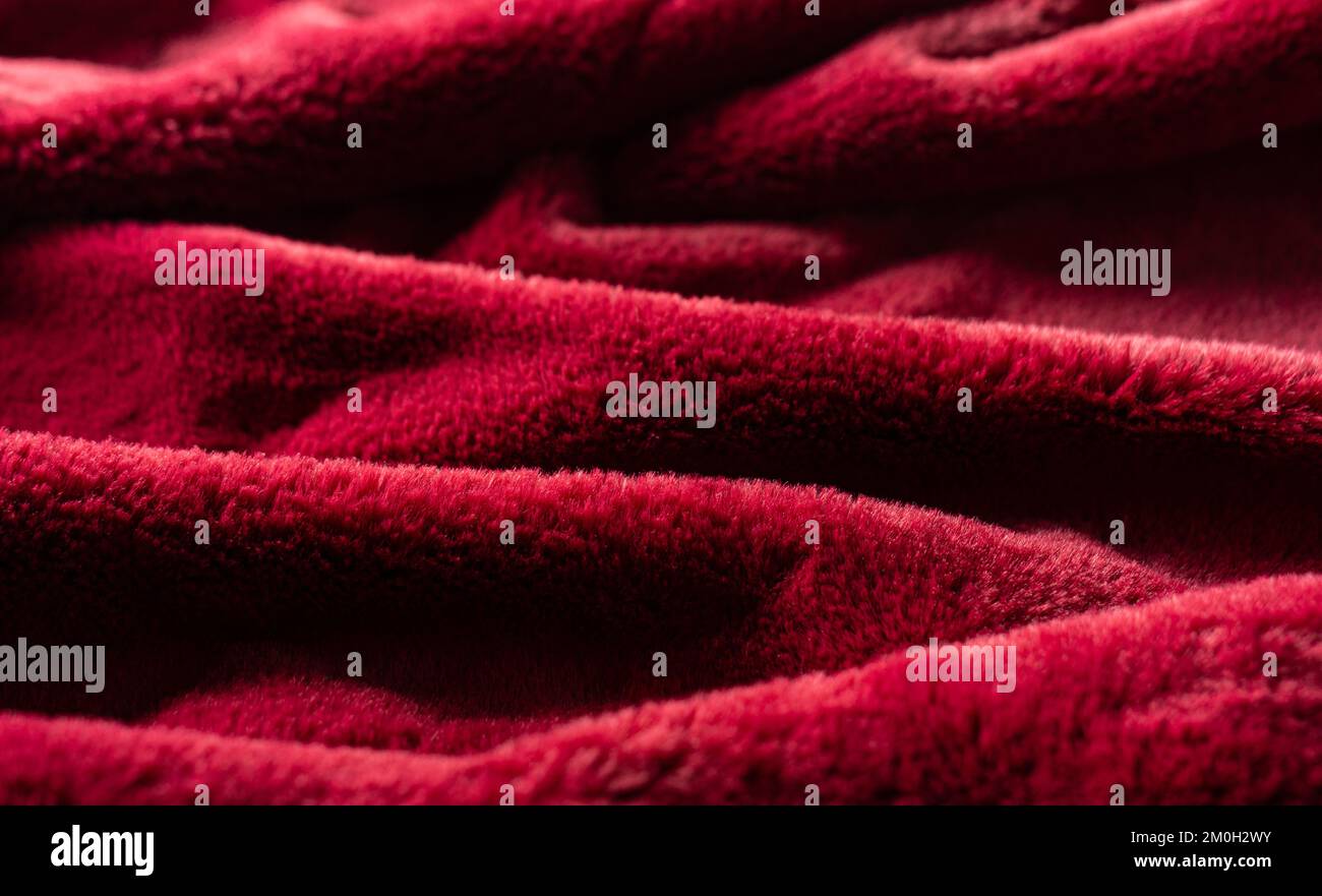 Color Knitting wool texture background Viva Magenta color Stock Photo ...