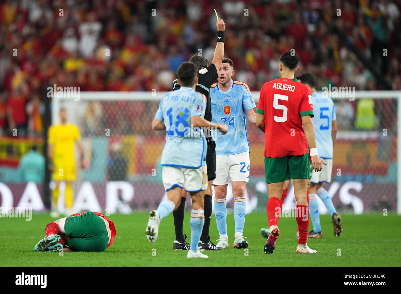 Aymeric Laporte of Spain during the FIFA World Cup Qatar 2022 match ...
