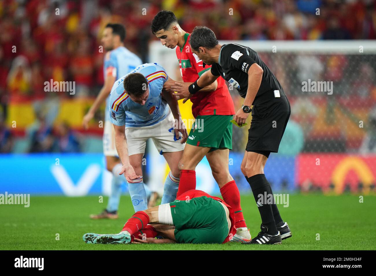 Aymeric Laporte of Spain during the FIFA World Cup Qatar 2022 match ...