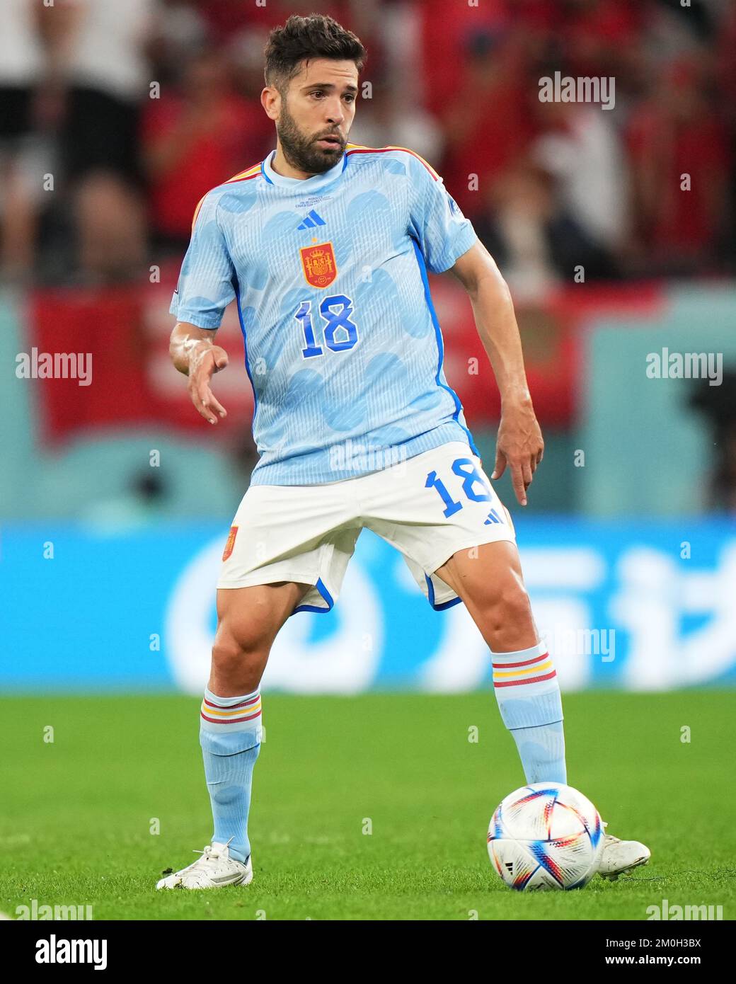 Jordi Alba of Spain during the FIFA World Cup Qatar 2022 match, Round ...