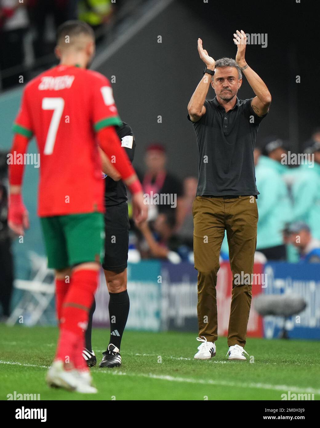 Spain head coach Luis Enrique Martinez Stock Photo - Alamy