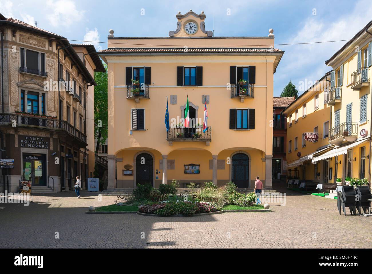 Baveno town Italy, view of the town hall building - the Comune di ...