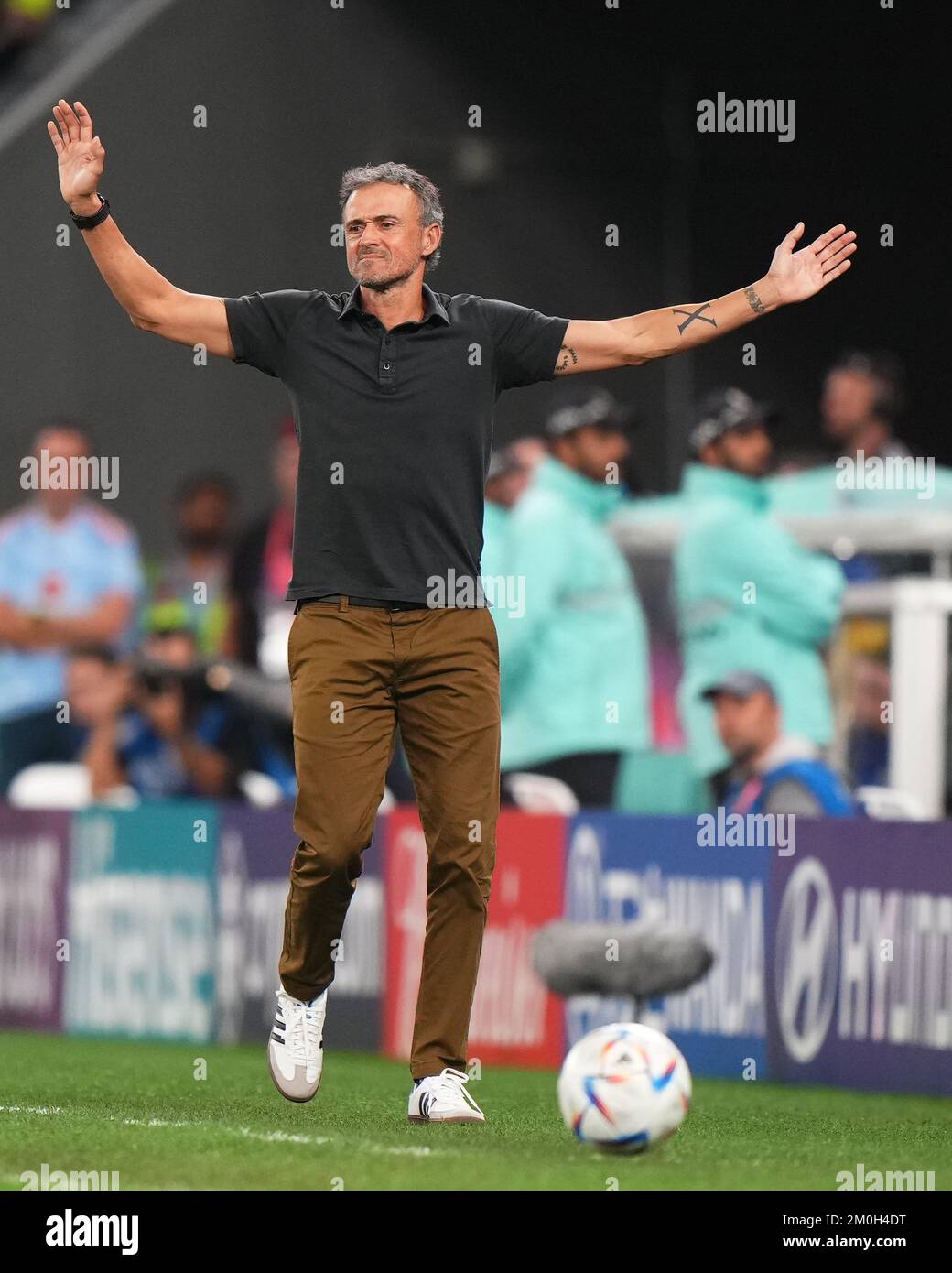 Spain head coach Luis Enrique Martinez Stock Photo - Alamy