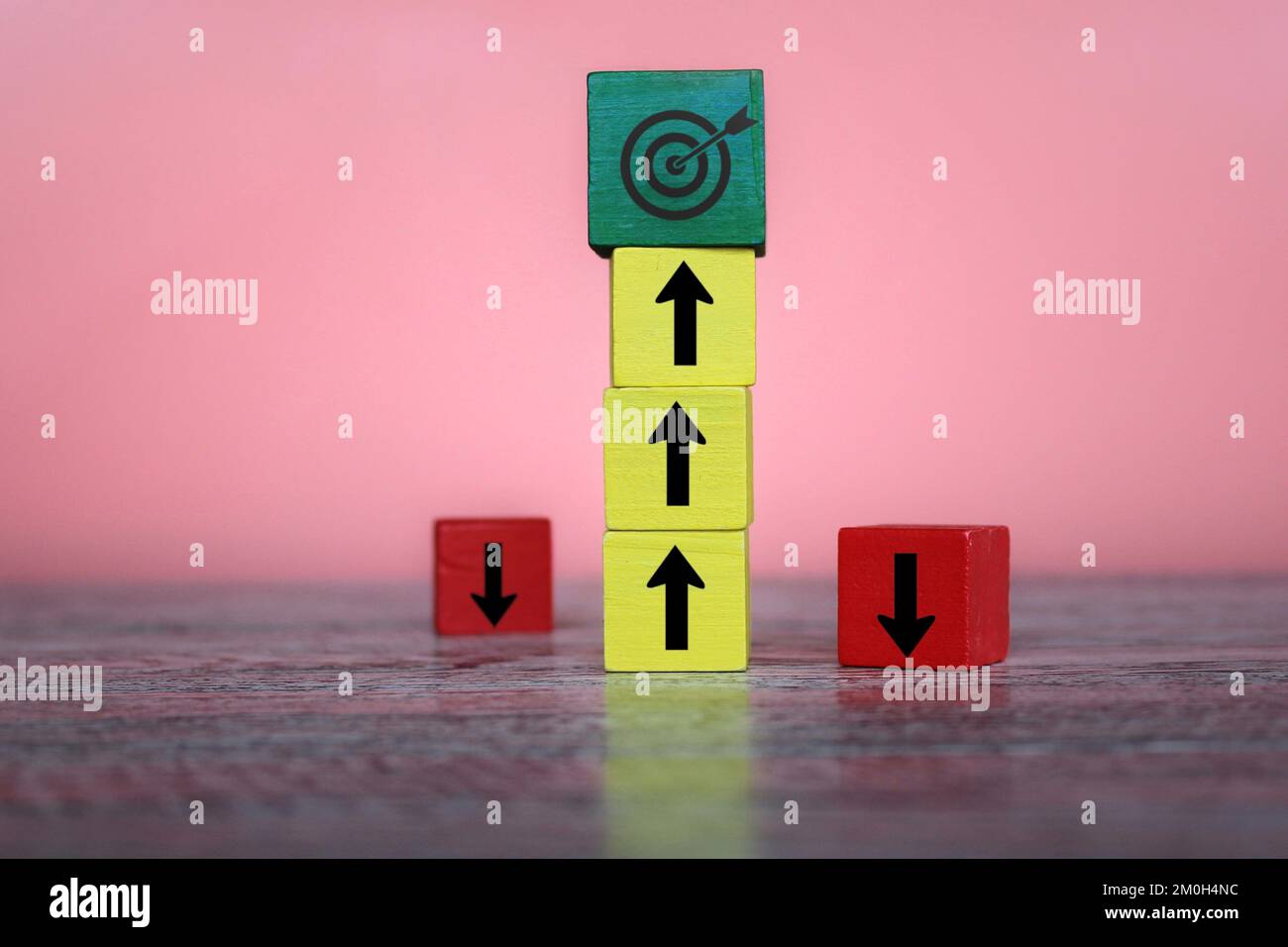 Arrows and bullseye target. Moving forward, achieve goal, aim ...